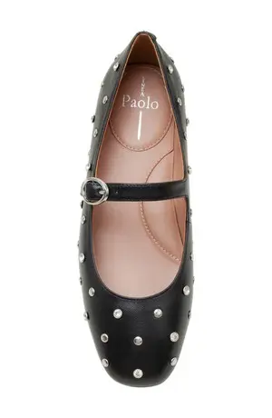 Linea Paolo Millie Mary Jane Flat - Black