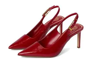 Vince Camuto Brendie Pointed Toe Slingback High Heel Pumps - Flame