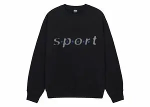 StÜssy Dot Sport Crew - Black