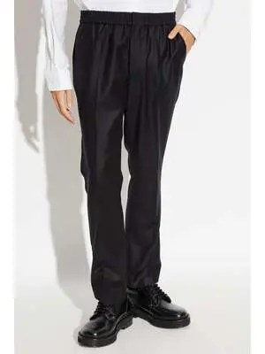 Ami Straight-leg Wool Trousers