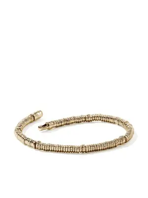 John Hardy 14kt Yellow Heishi Bracelet - Gold