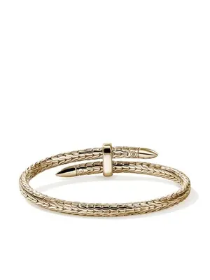 John Hardy 14kt Yellow Spear Flex Cuff Bracelet
