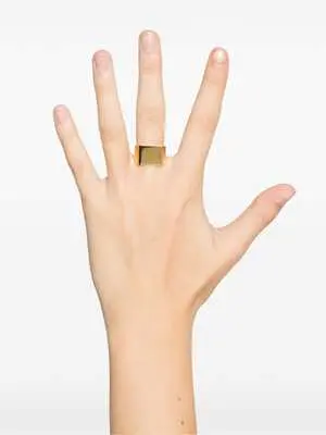 WOUTERS & HENDRIX Tone Signet Ring - Gold