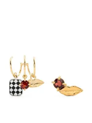 WOUTERS & HENDRIX Trompe L'oeil Sterling Silver Earrings