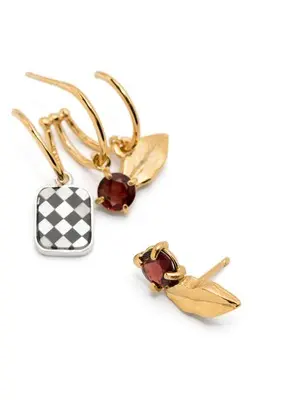 WOUTERS & HENDRIX Trompe L'oeil Sterling Silver Earrings
