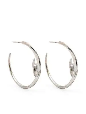 SHAUN LEANE Hook Hoop Earrings - Silver