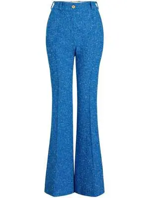 Patou Flared Tweed Trousers