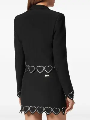 Philipp Plein Heart-embellished Blazer