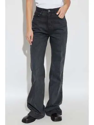 Ami Cotton Wide-leg Jeans