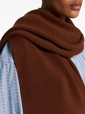 Etro Ribbed-knit Midi Dress - Brown