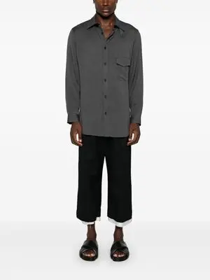 Yohji Yamamoto Herringbone-pattern Shirt
