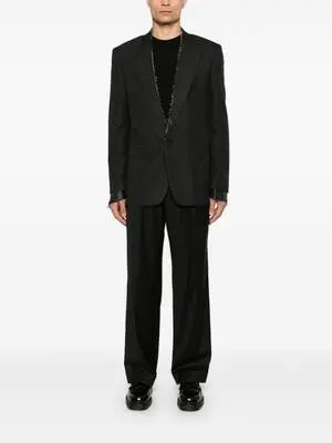 PT TORINO Pleat-detail Trousers - Black