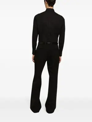 Dolce & Gabbana Rhinestone-embroidery Tuxedo Shirt