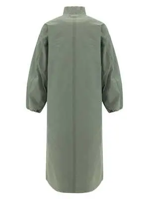 GANNI Seersucker Shell Coat