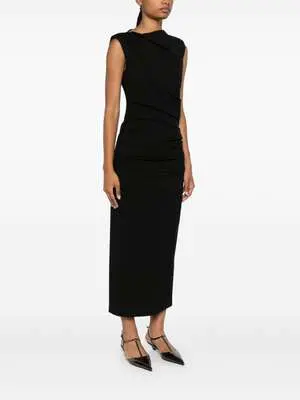 Dorothee Schumacher Draped Midi Dress