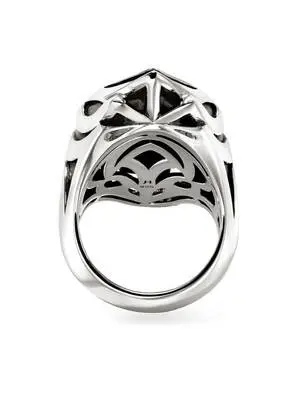 John Hardy Sterling Naga Sapphire Ring - Silver