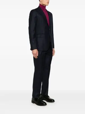 Tagliatore Virgin Wool Suit - Blue