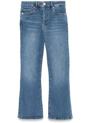 FRAME Cropped Bootcut Jeans