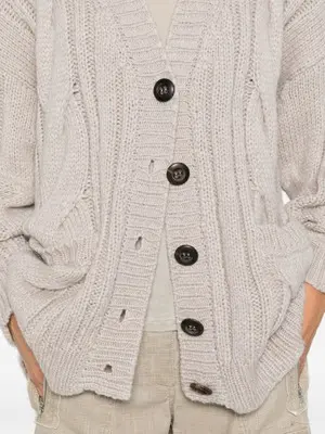 ROBERTO COLLINA Cable-knit Cardigan