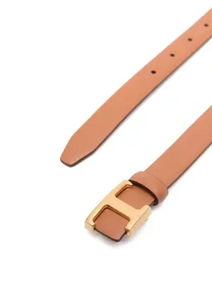 TOD'S T Timeless Reversible Belt - Brown