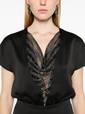 GENNY Rhinestone-embellished Mini Dress