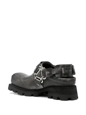 Acne Studios 45mm Leather Harness Mules