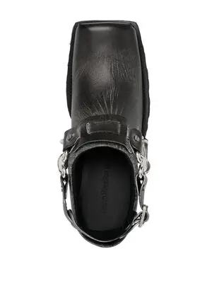 Acne Studios 45mm Leather Harness Mules
