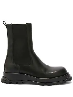 Jil Sander Round Toe Boots For Men