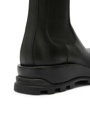 JIL SANDER Leather Ankle Boots