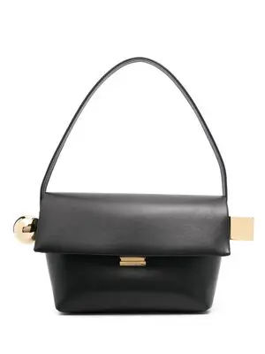 Jacquemus Rond Carré Shoulder Bag - Black