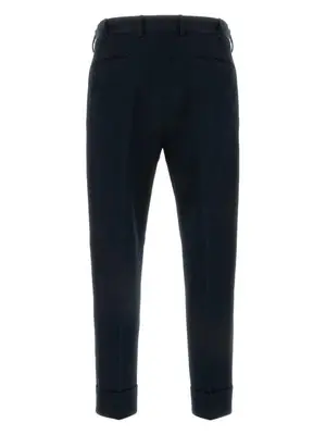 PT TORINO Tapered Cotton Trousers - Blue