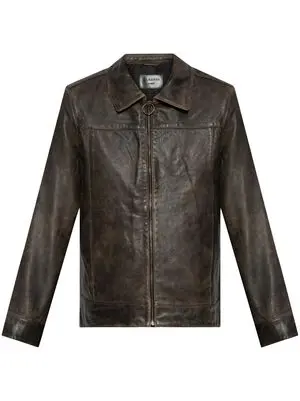 ALLSAINTS Alkan Leather Jacket - Brown