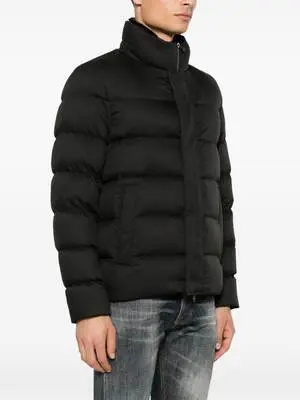 Herno Faux-fur Trim Padded Bomber Jacket
