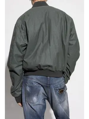 Dolce & Gabbana Classic Flight Bomber Jacket - Grey
