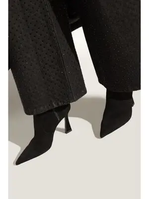 STUART WEITZMAN 85mm Vinnie Boots - Black