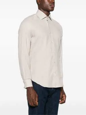 Eleventy Slub-texture Shirt