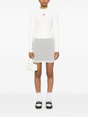 Casablanca Knitted Mini Skirt