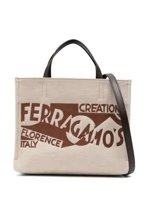 FERRAGAMO Logo Tote Bag