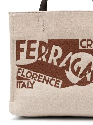 FERRAGAMO Logo Tote Bag