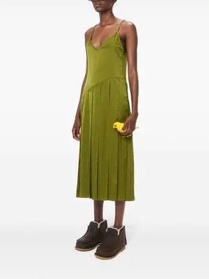 JW Anderson Ribbon-paneled Midi Dress