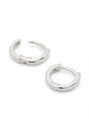 WOUTERS & HENDRIX Les Eternelles Hoop Earrings - Silver