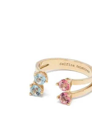 Delfina Delettrez 18kt Yellow Dots Ring