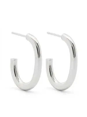 WOUTERS & HENDRIX Les Eternelles Hoop Earrings - Silver
