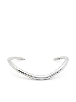 WOUTERS & HENDRIX Sterling Wavy Bangle Bracelet - Silver