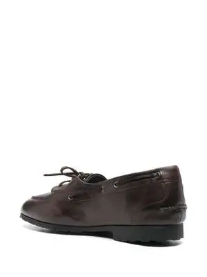 Bally Leather Boat Shoes