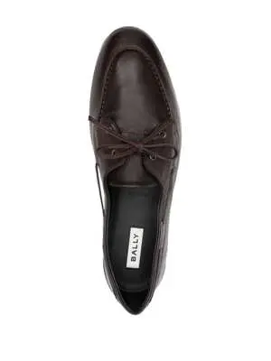 Bally Leather Boat Shoes