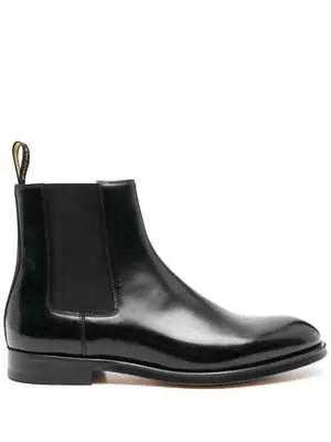 DOUCAL'S Leather Chelsea Boots - Black