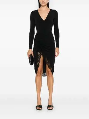 ERMANNO FIRENZE Ruched Midi Dress