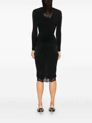 ERMANNO FIRENZE Ruched Midi Dress