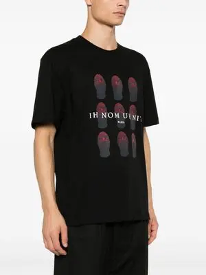 IH NOM UH NIT Red Masks-print T-shirt